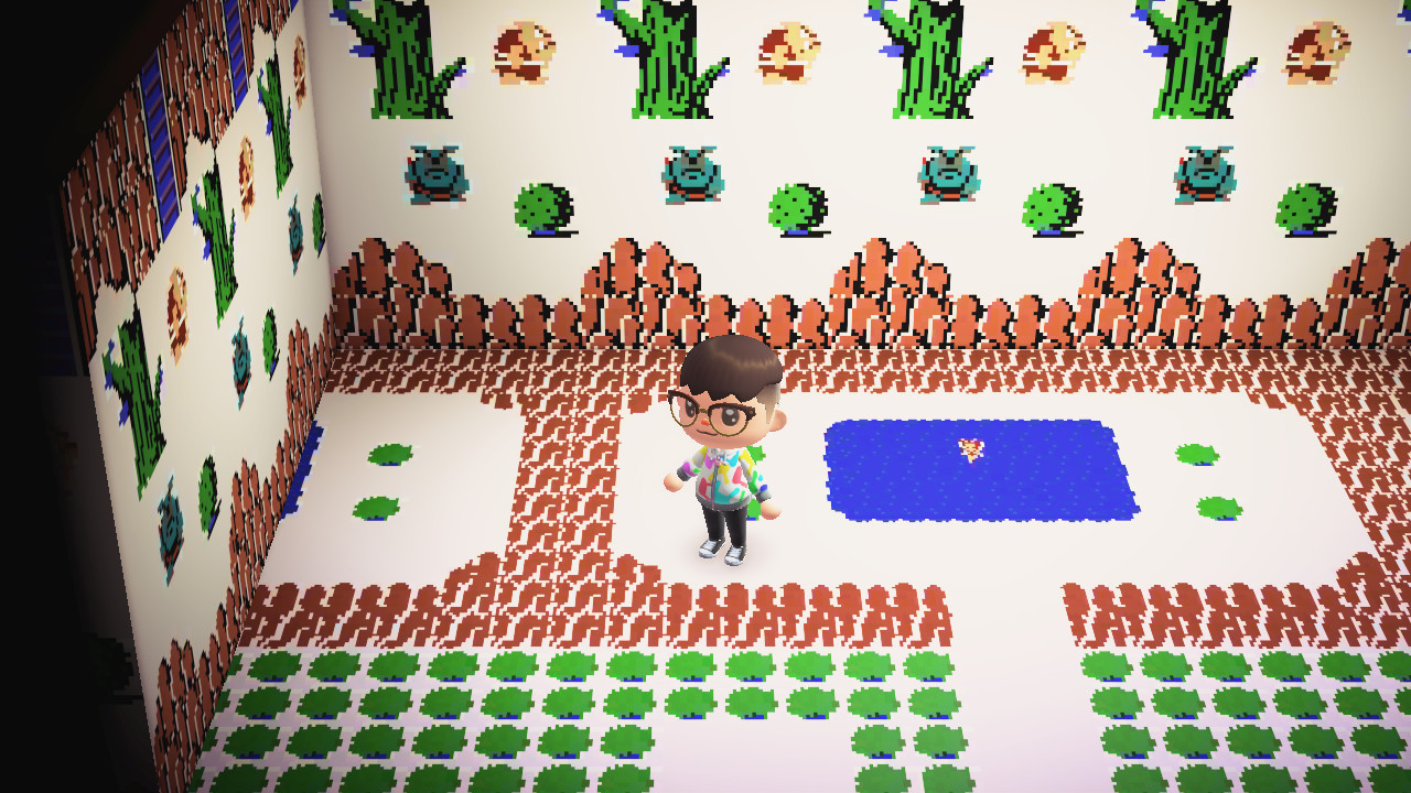 Hyrule Wall and Zelda Floor Mod for Animal Crossing: New Horizons ...
