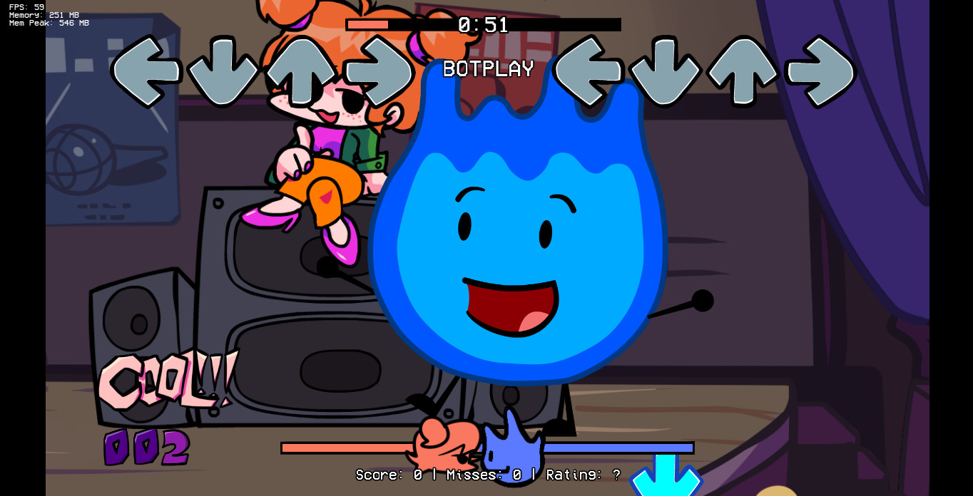 Playable Watery Mod for Friday Night Funkin' | FNF Mods