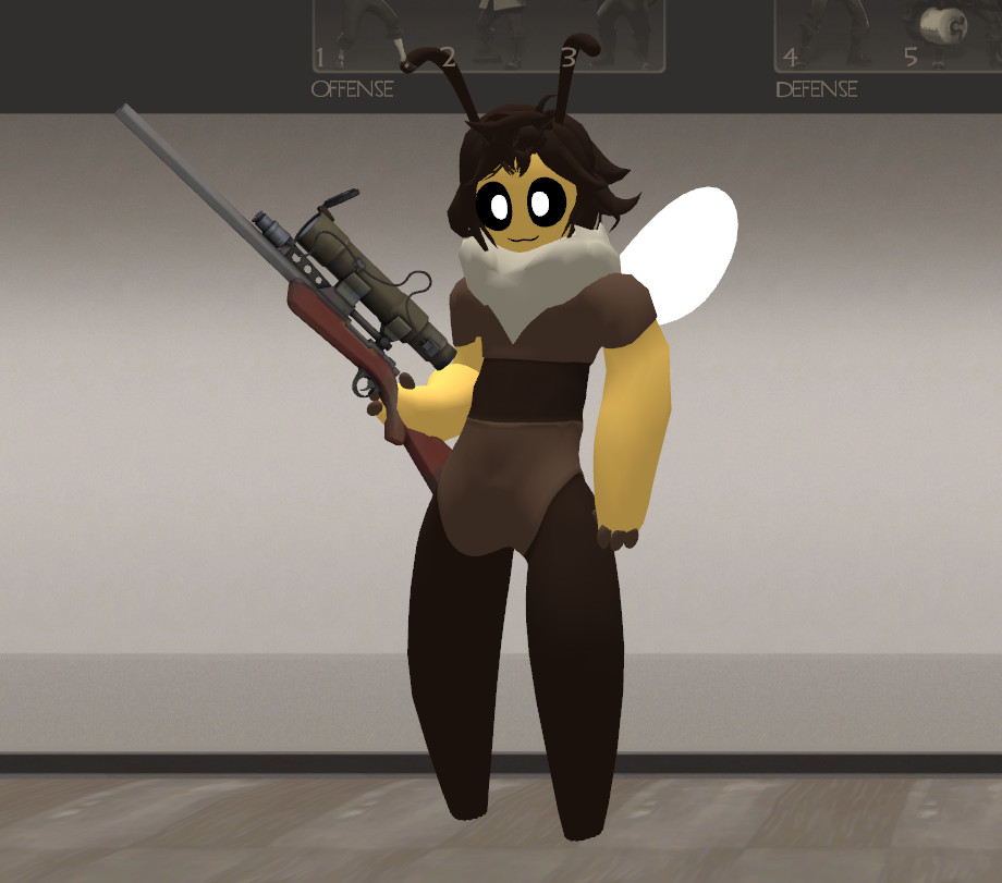 Oliver Bee as Sniper Mod for Team Fortress 2 | TF2 Mods