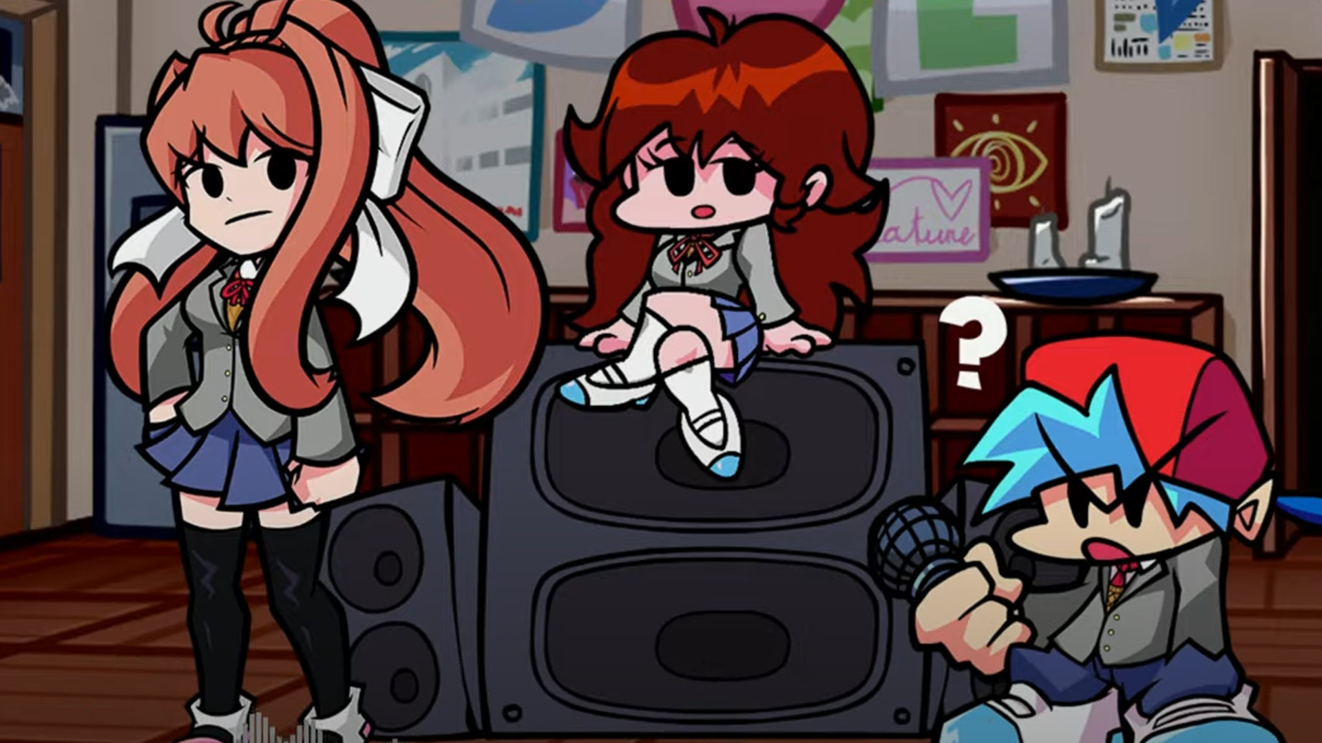 FNF: Doki Mixes V3 - FULL RELEASE!! Mod for Friday Night Funkin' | FNF Mods