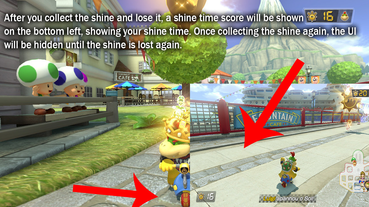 MK8D Enable Prototype Shine Time Score UI (Unused) Mod for Mario Kart 8 ...