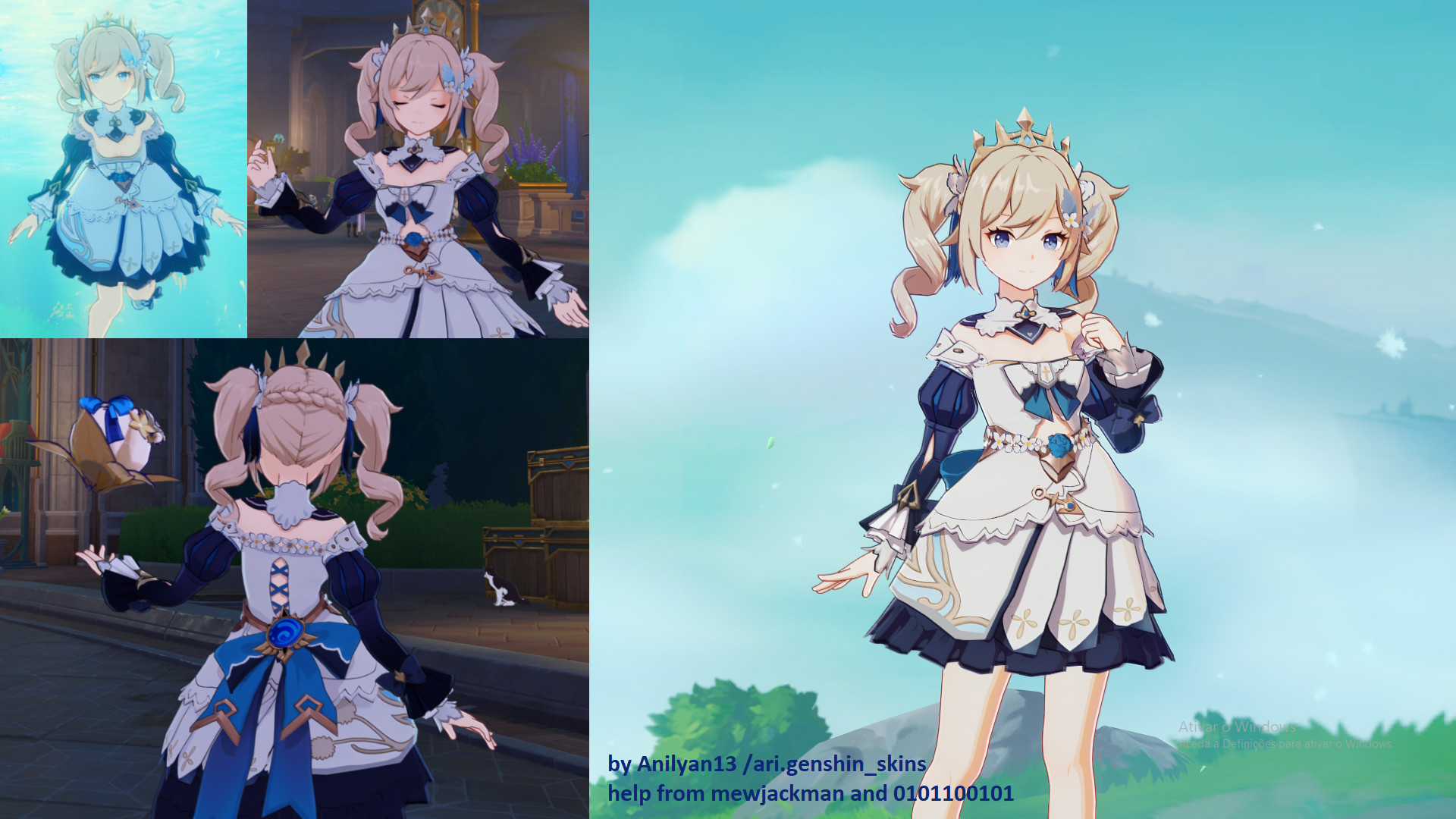 Royalty Barbara Mod for Genshin Impact | GI Mods
