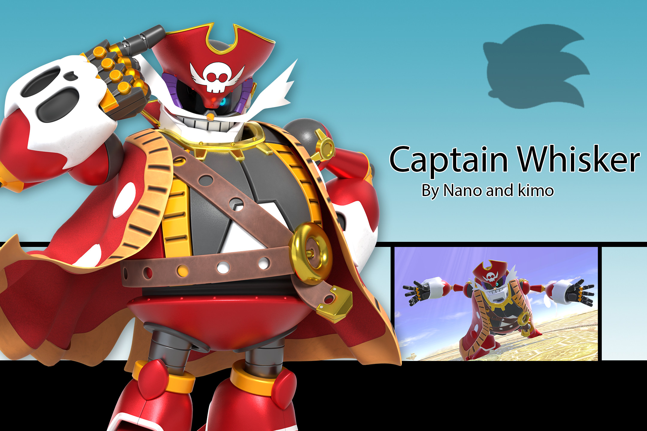 Captain Whisker Mod for Super Smash Bros. Ultimate | SSBU Mods