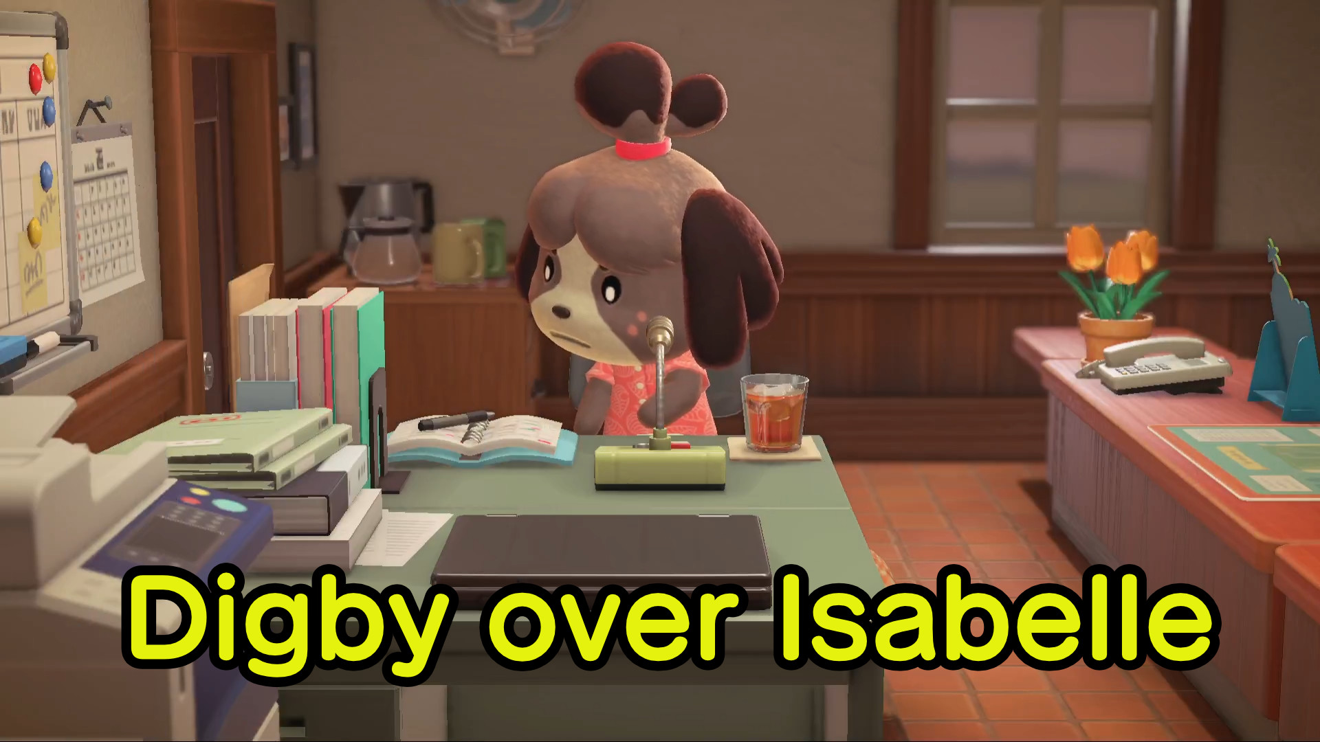 Digby over Isabelle Mod for Animal Crossing: New Horizons | ACNH Mods