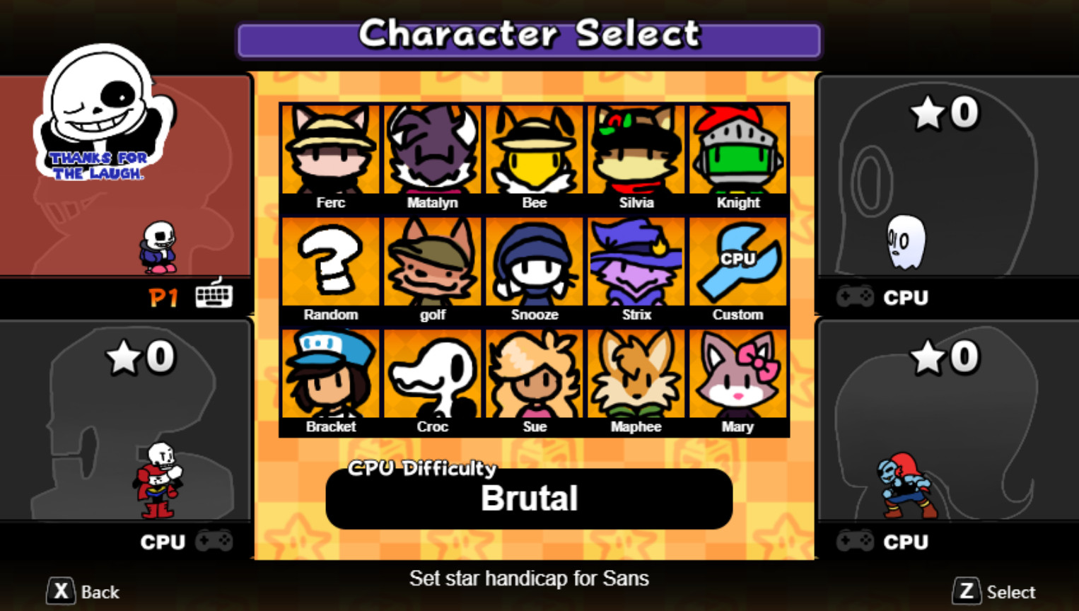 Fallen Down- An Undertale Character Pack Mod for Party Project ...