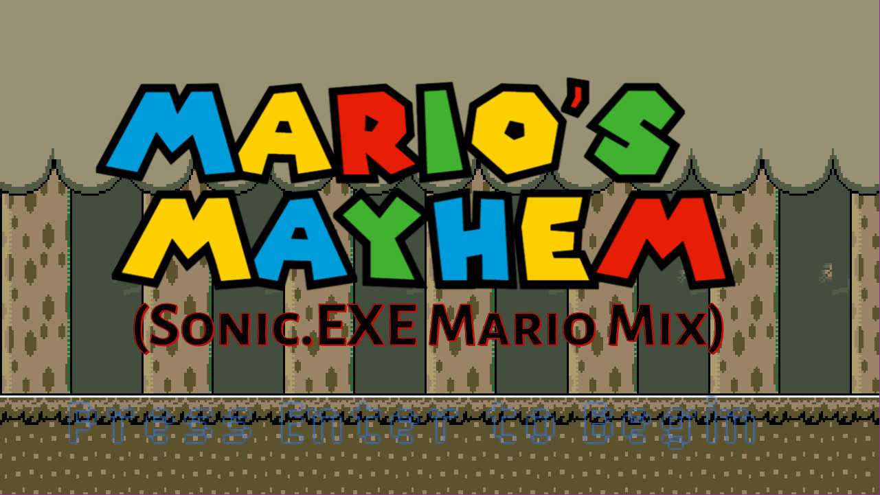 Mid-Effort Mario's Mayhem (Sonic.EXE Mario Mix) Mod for Friday Night ...