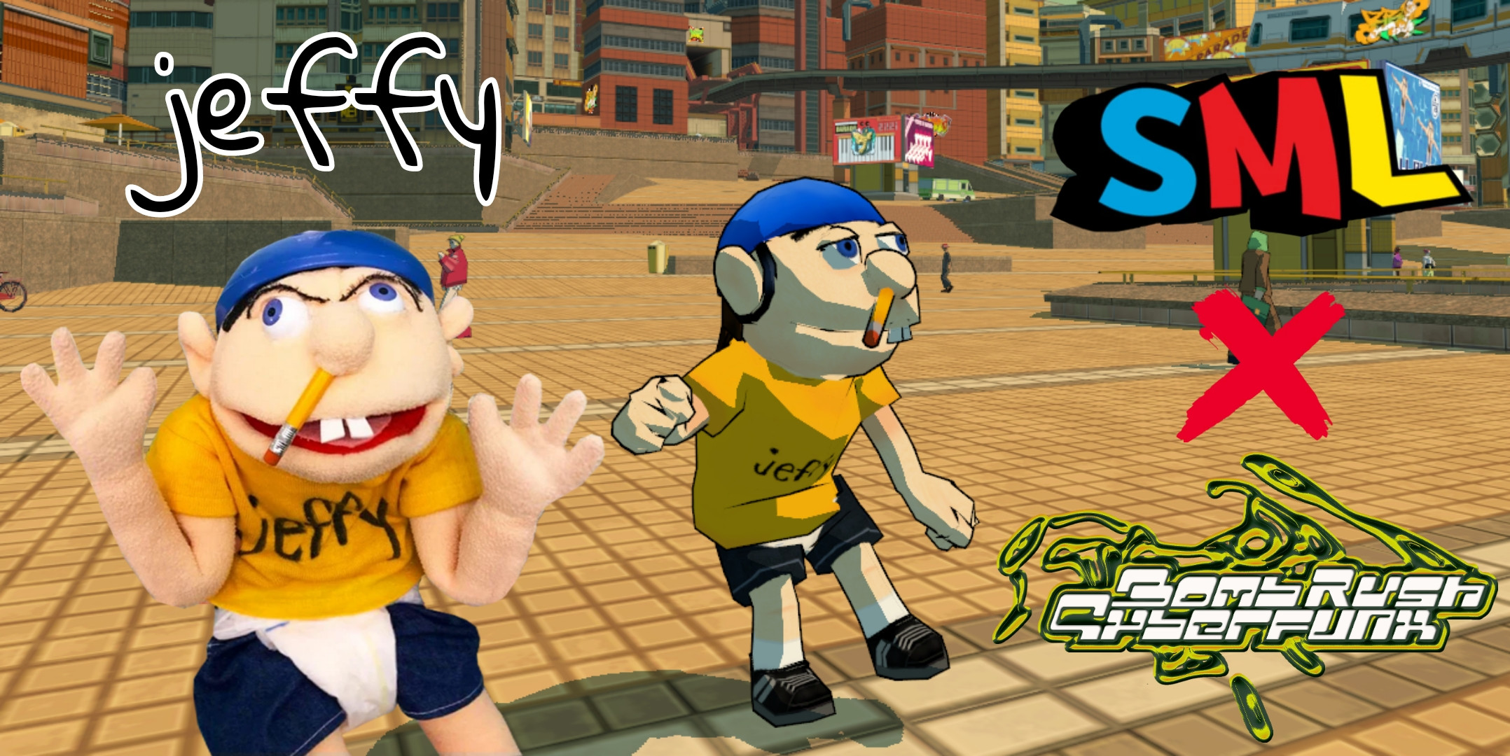 Jeffy In BRC Mod for Bomb Rush Cyberfunk | BRC Mods