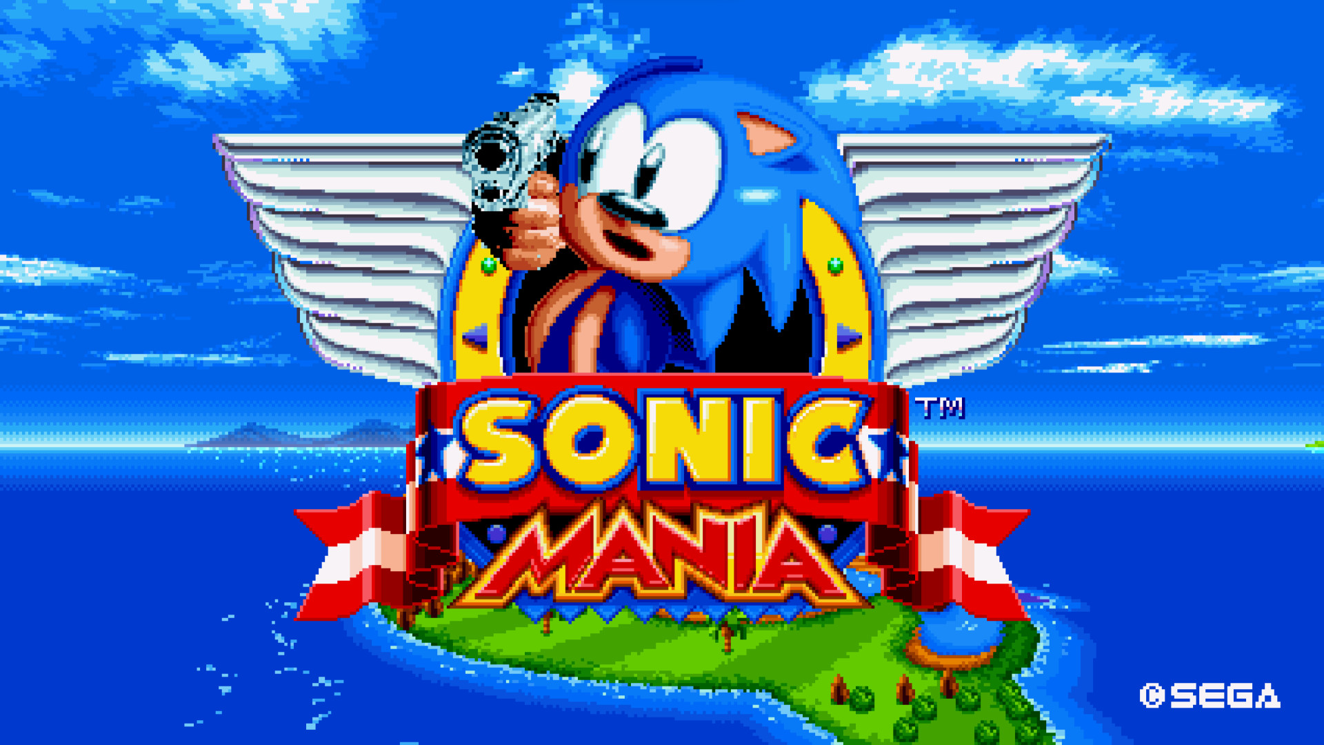 Gun Title Screen Mod for Sonic Mania | SM Mods