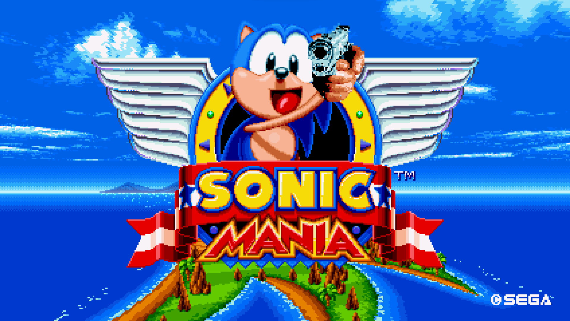 Gun Title Screen Mod for Sonic Mania | SM Mods