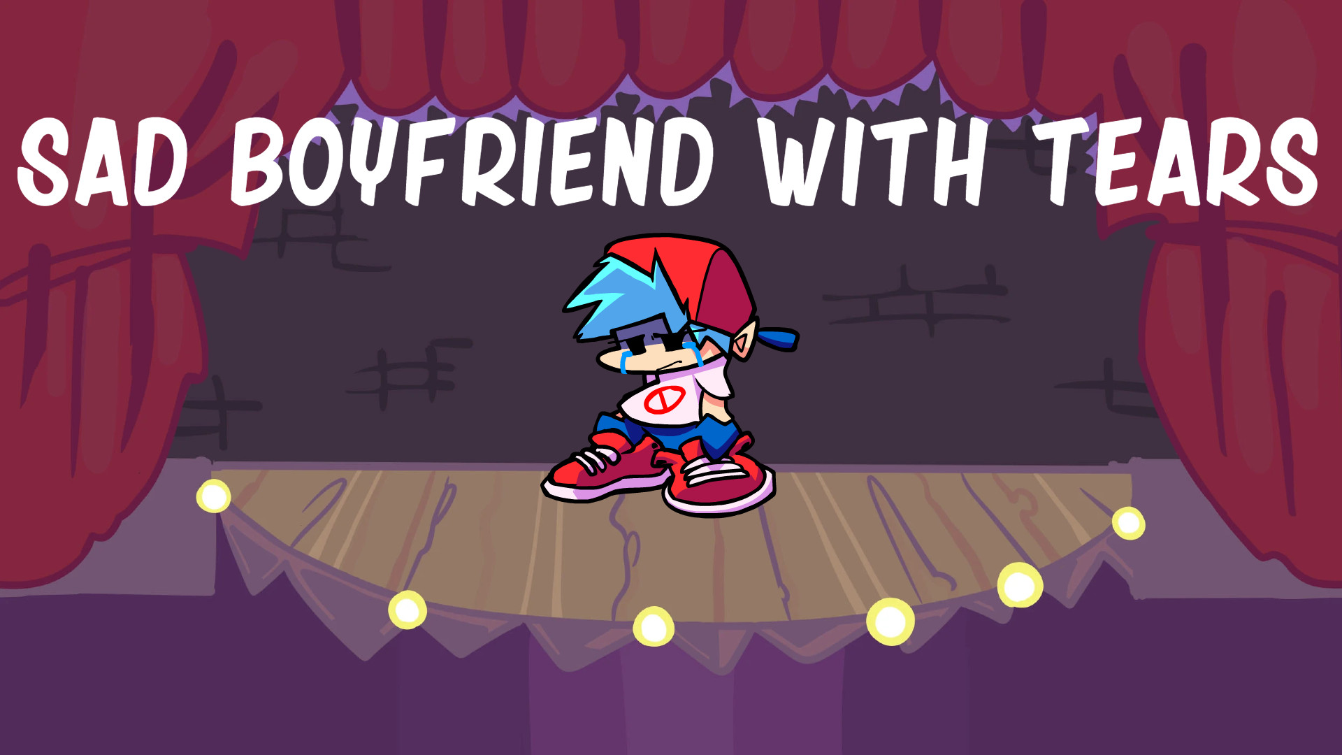 Sad Boyfriend With Tears + FLA Mod for Friday Night Funkin' | FNF Mods