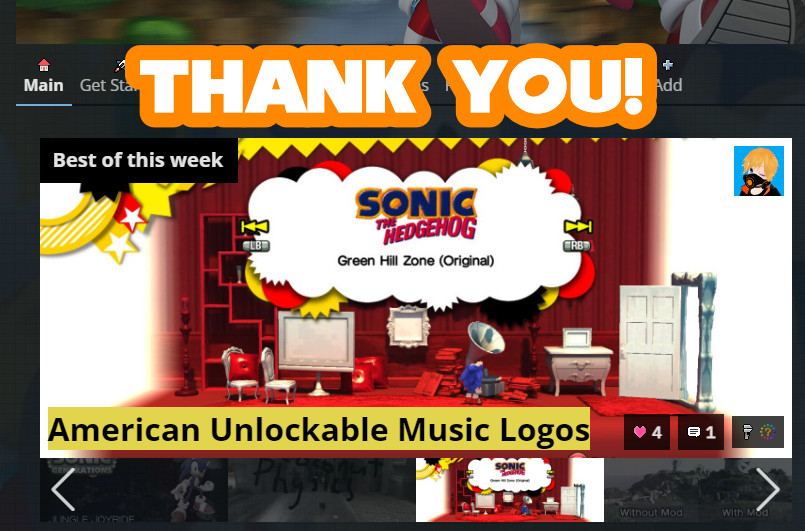American Unlockable Music Logos Mod for Sonic Generations (2011) | Gens ...