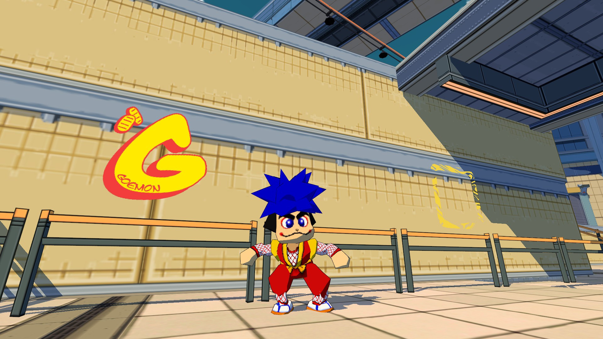 Goemon (Mystical Ninja Starring Goemon) Mod for Bomb Rush Cyberfunk ...