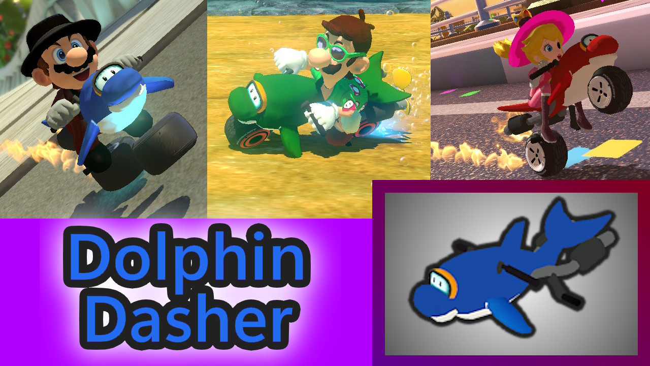 Dolphin Dasher Mod for Mario Kart 8 Deluxe | MK8D Mods