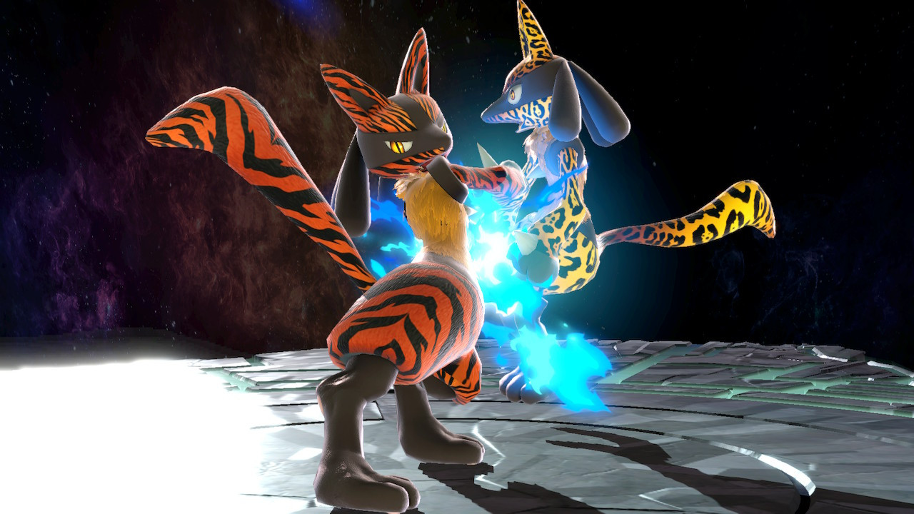 Lucario - Leopard & Tiger - Animal Print Series Mod for Super Smash ...