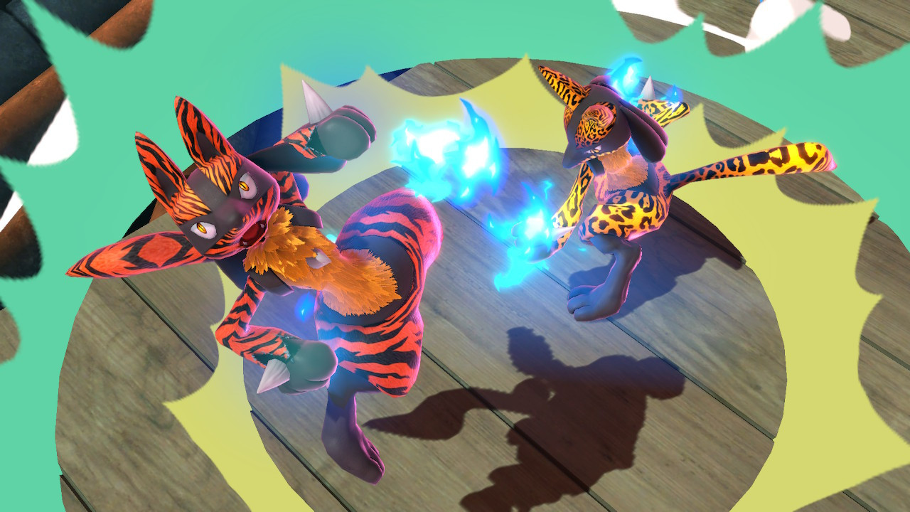Lucario - Leopard & Tiger - Animal Print Series Mod for Super Smash ...