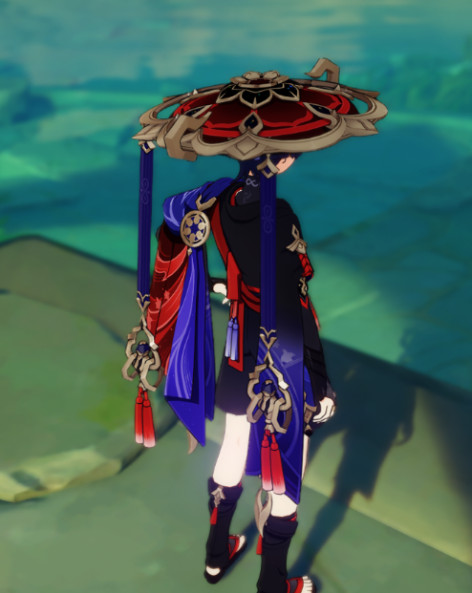 Wanderer with Scara's Color Palette Mod for Genshin Impact | GI Mods