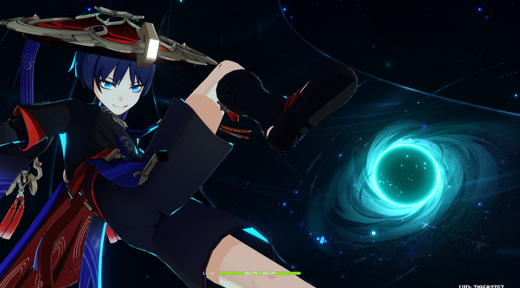 Wanderer with Scara's Color Palette Mod for Genshin Impact | GI Mods