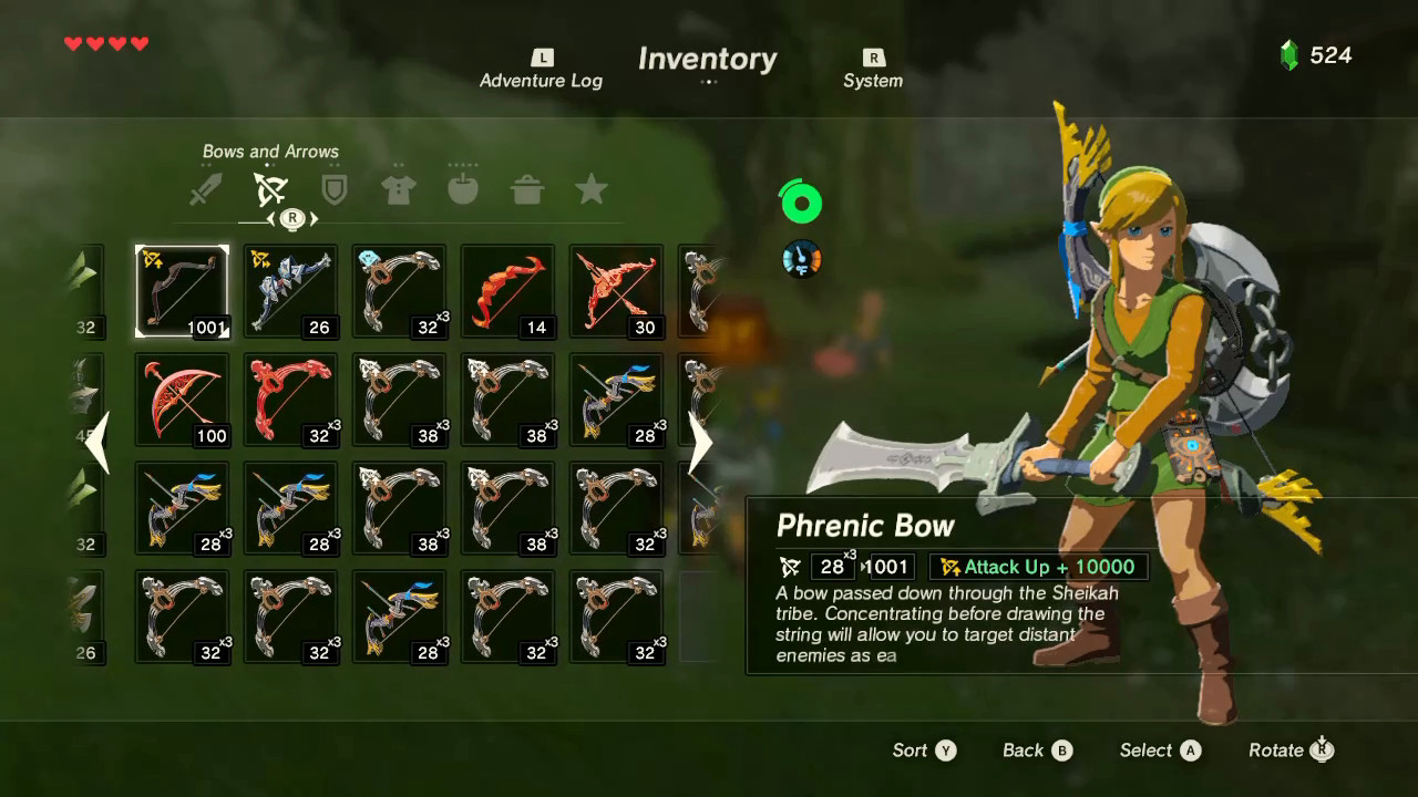 More Weapon Slots + Prompt Entanglement Mod for The Legend of Zelda ...