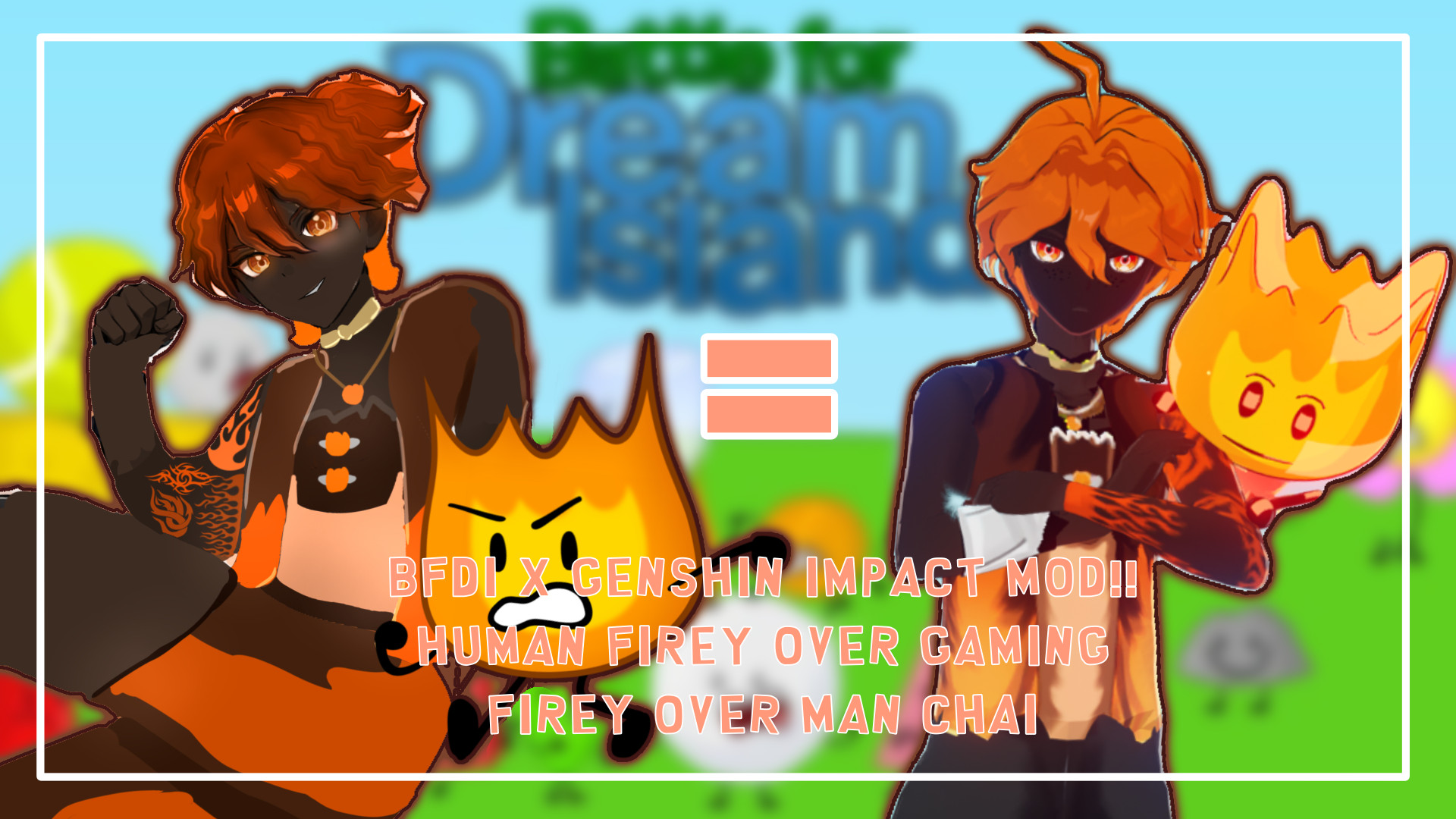 Firey (BFDI/Battle for Dream Island) Mod for Genshin Impact | GI Mods