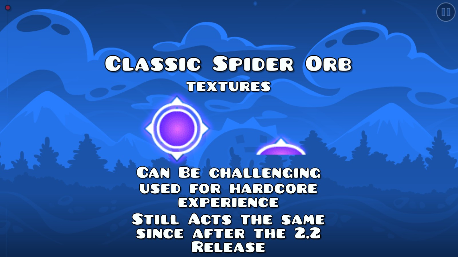 Classic spider orb textures Mod for Geometry Dash | GD Mods