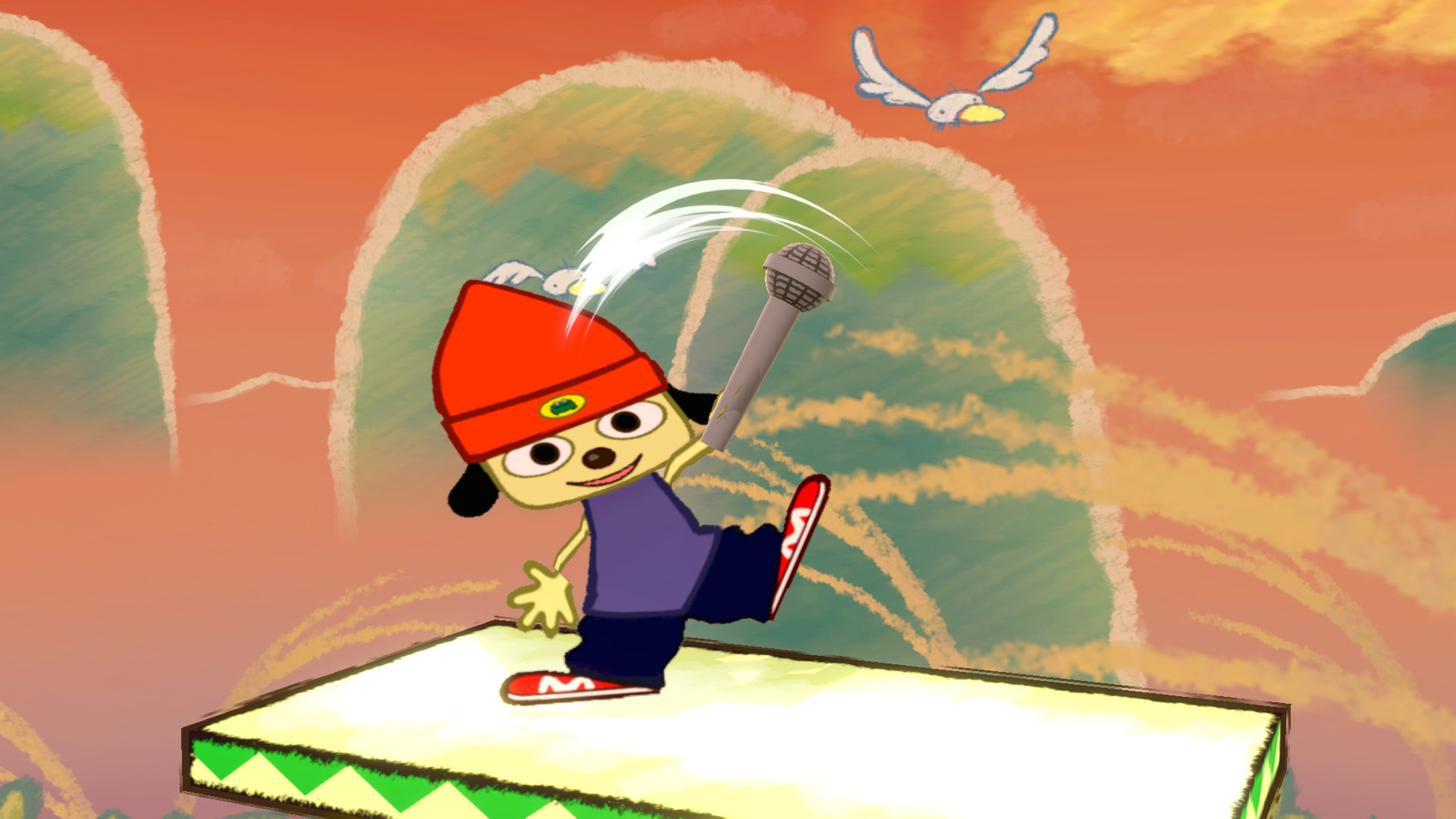 Parappa the Rapper over Villager Mod for Super Smash Bros. Ultimate ...