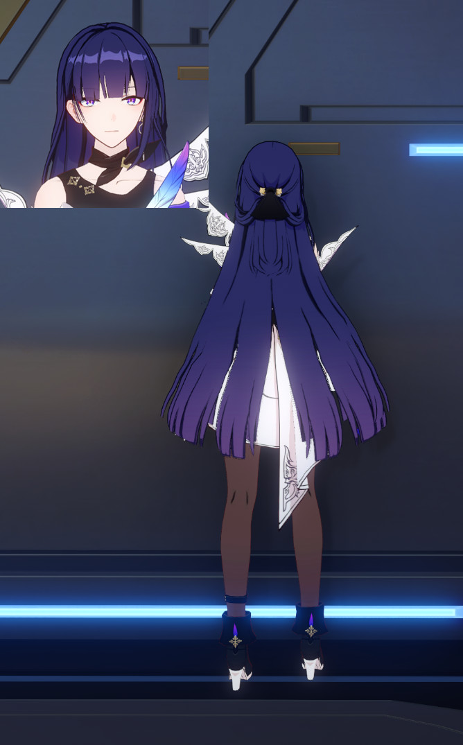 Acheron Hair Options Mod for Honkai Star Rail | HSR Mods