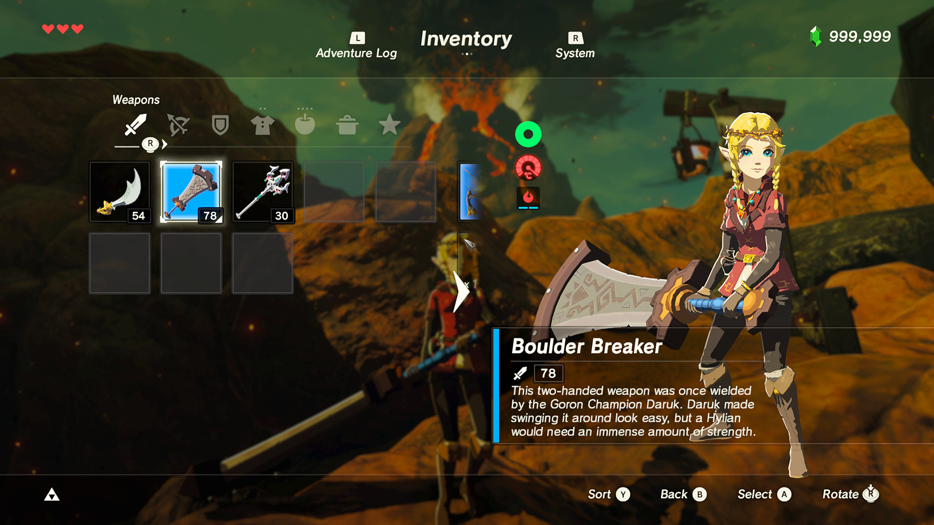 RotP Champion Weapon Standalone Mod for The Legend of Zelda: Breath of ...