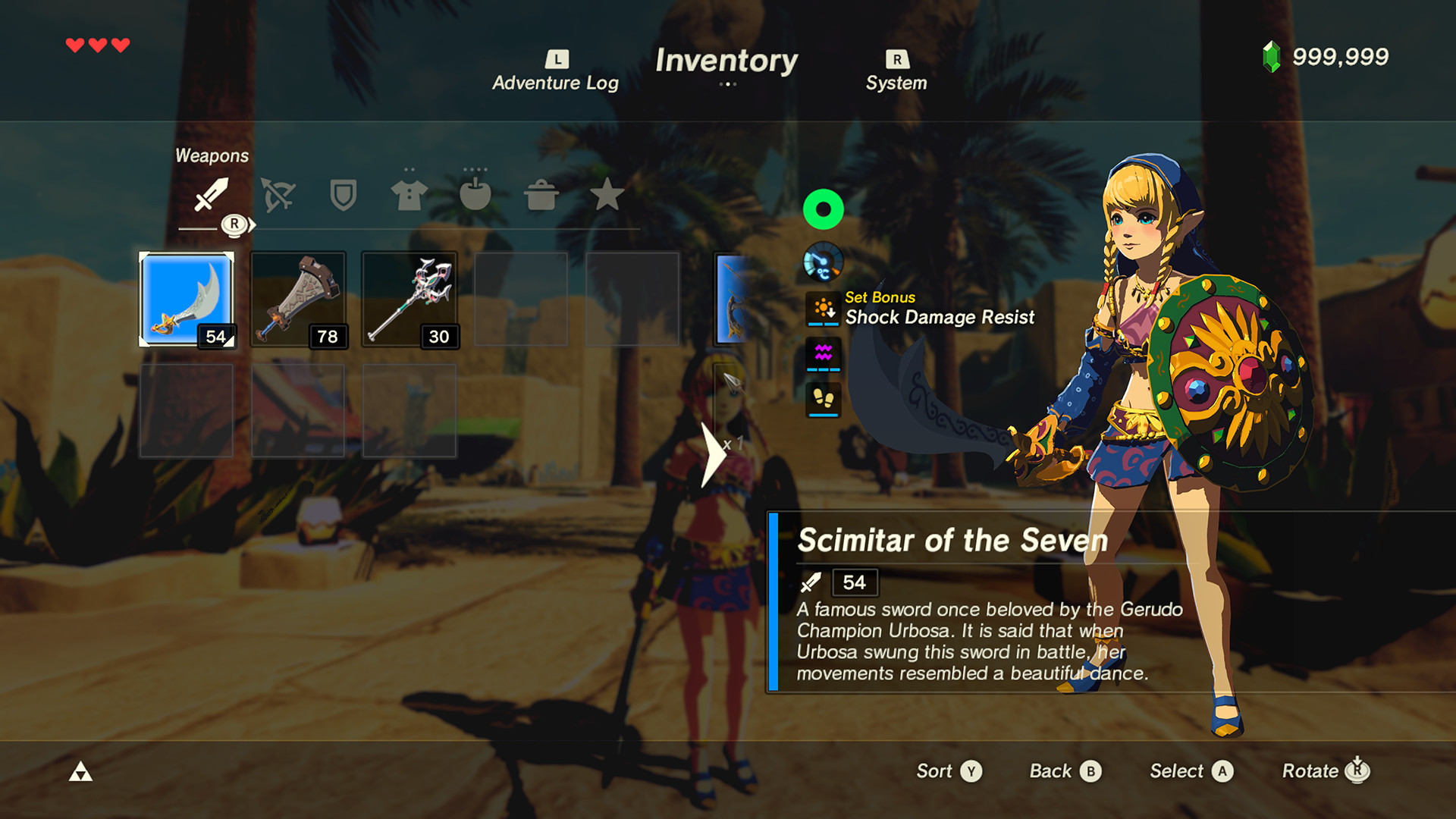 RotP Champion Weapon Standalone Mod for The Legend of Zelda: Breath of ...