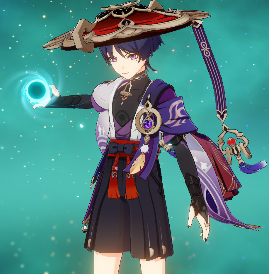 wanderer recolour (scaramouch colour pallet) Mod for Genshin Impact ...