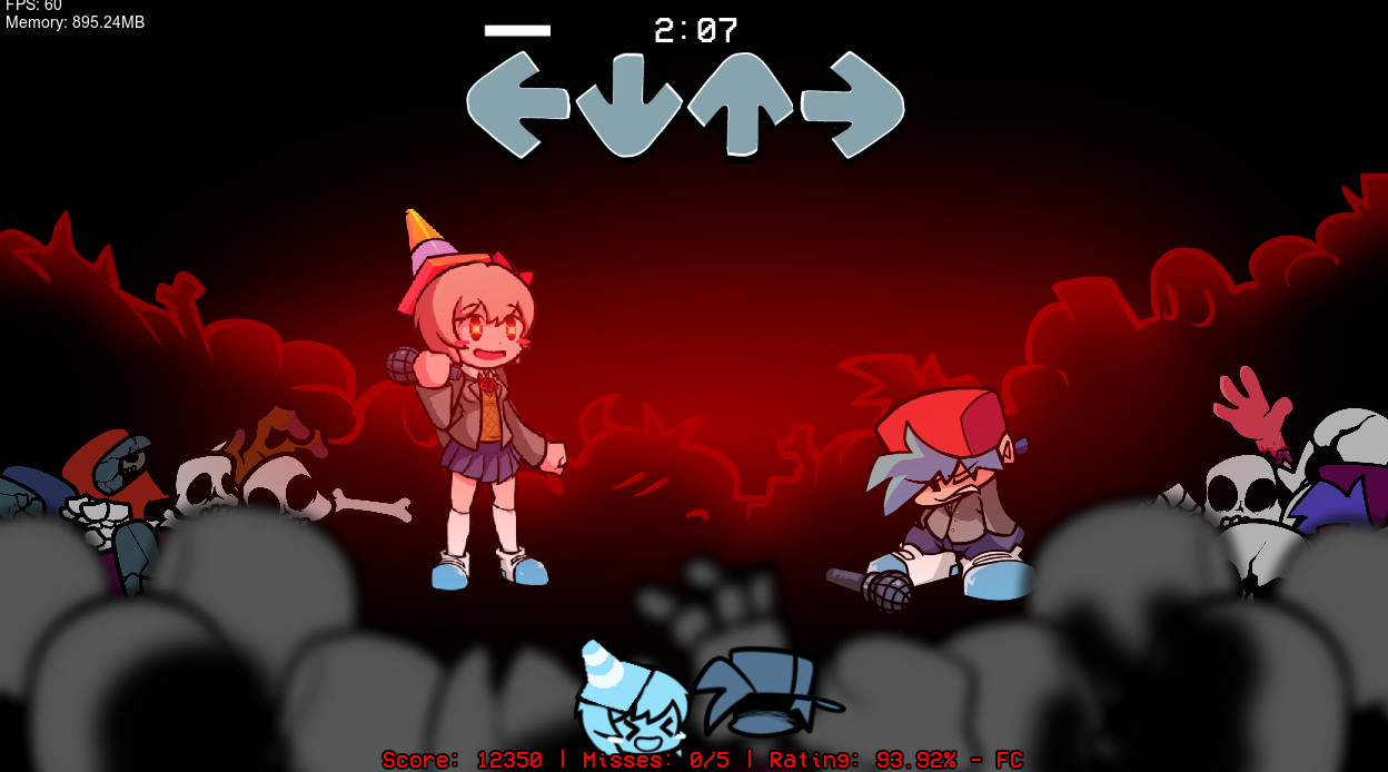 Defeat Sayori Mix Remake/Booify's Take Mod for Friday Night Funkin ...