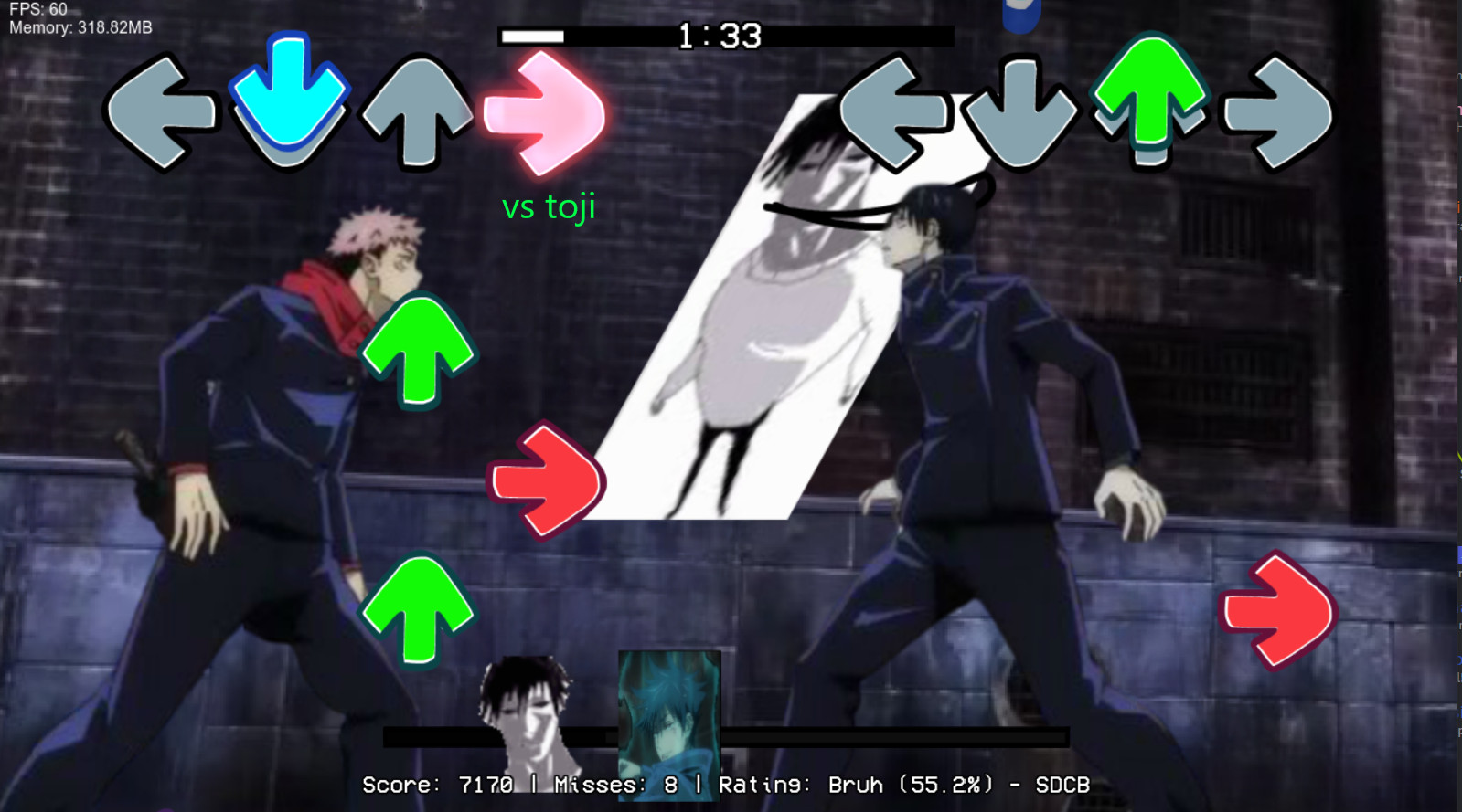 vs toji Mod for Friday Night Funkin' | FNF Mods