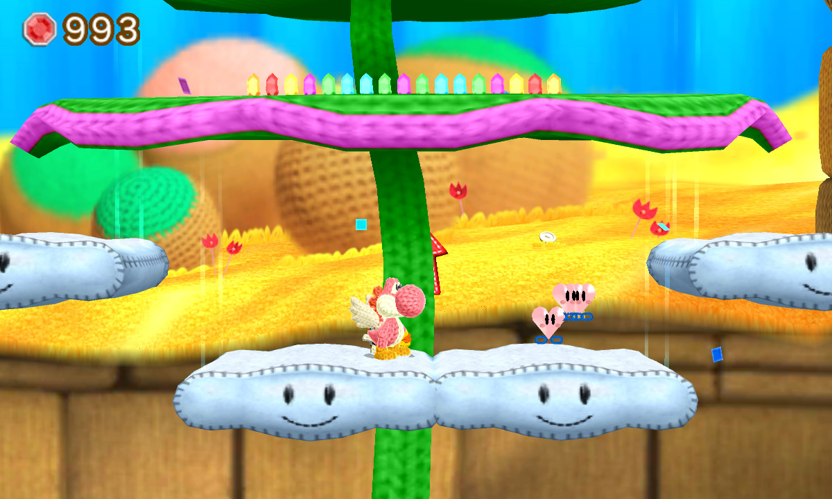 Rupees instead pearls Mod for Poochy & Yoshi's Woolly World | P&YWL Mods