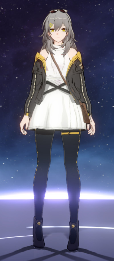 Trailblaze Dress: A Stelle Outfit Mod Mod for Honkai Star Rail | HSR Mods