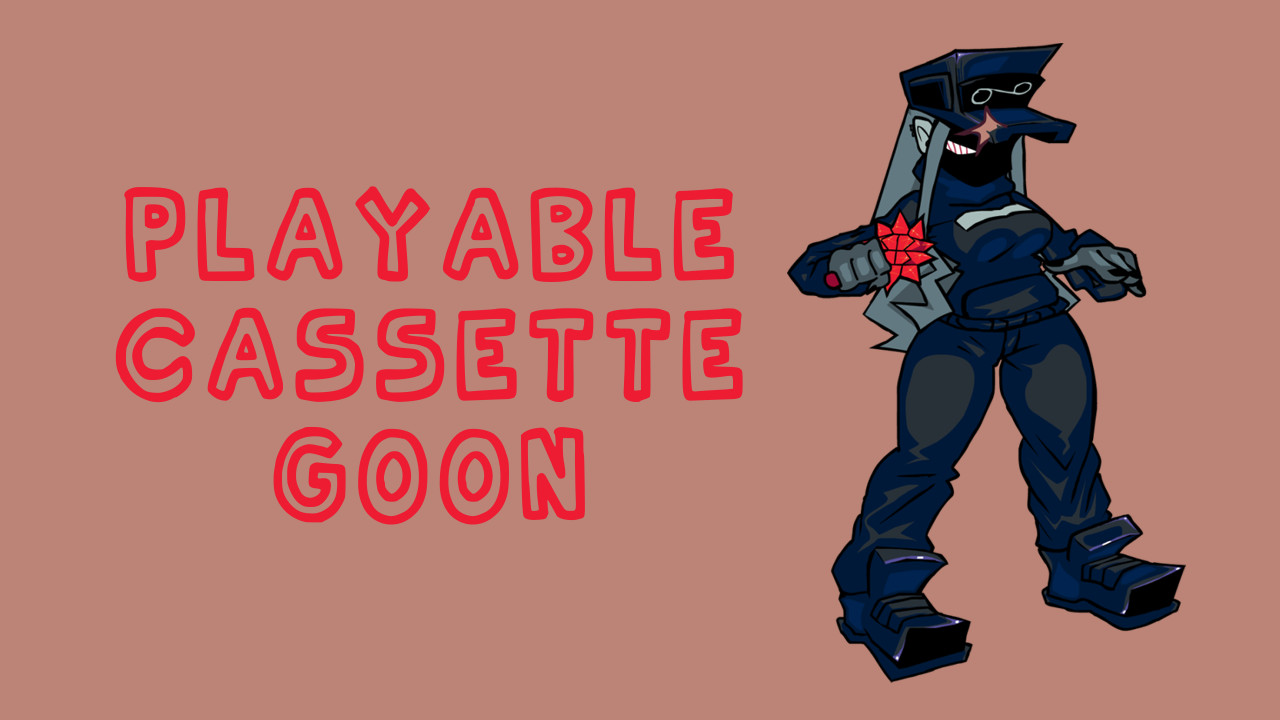 Playable Cassette Goon Mod for Friday Night Funkin' | FNF Mods