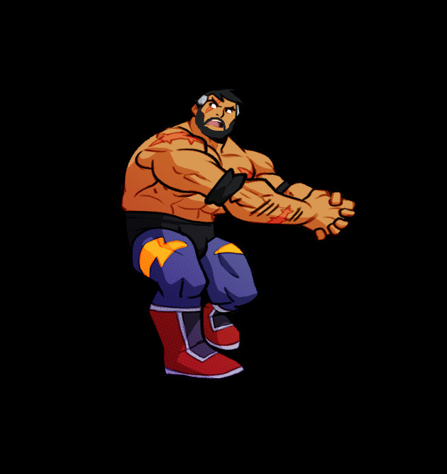 Streets of Rage 4 Max Thunder with beard mod Mod for Streets of Rage 4 ...
