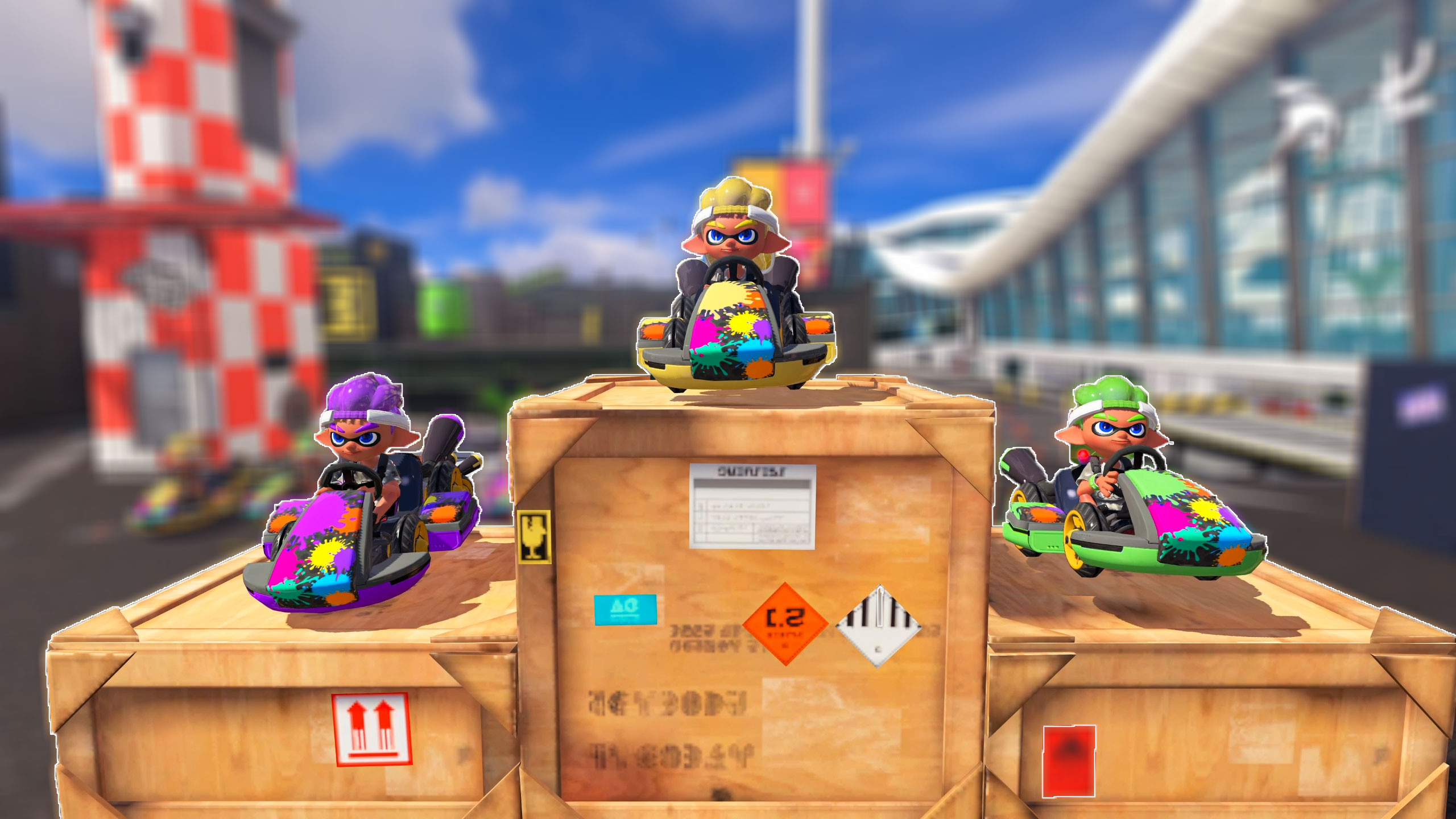 Mario Kart Inkbrushes Mod for Splatoon 3 | Splatoon 3 Mods