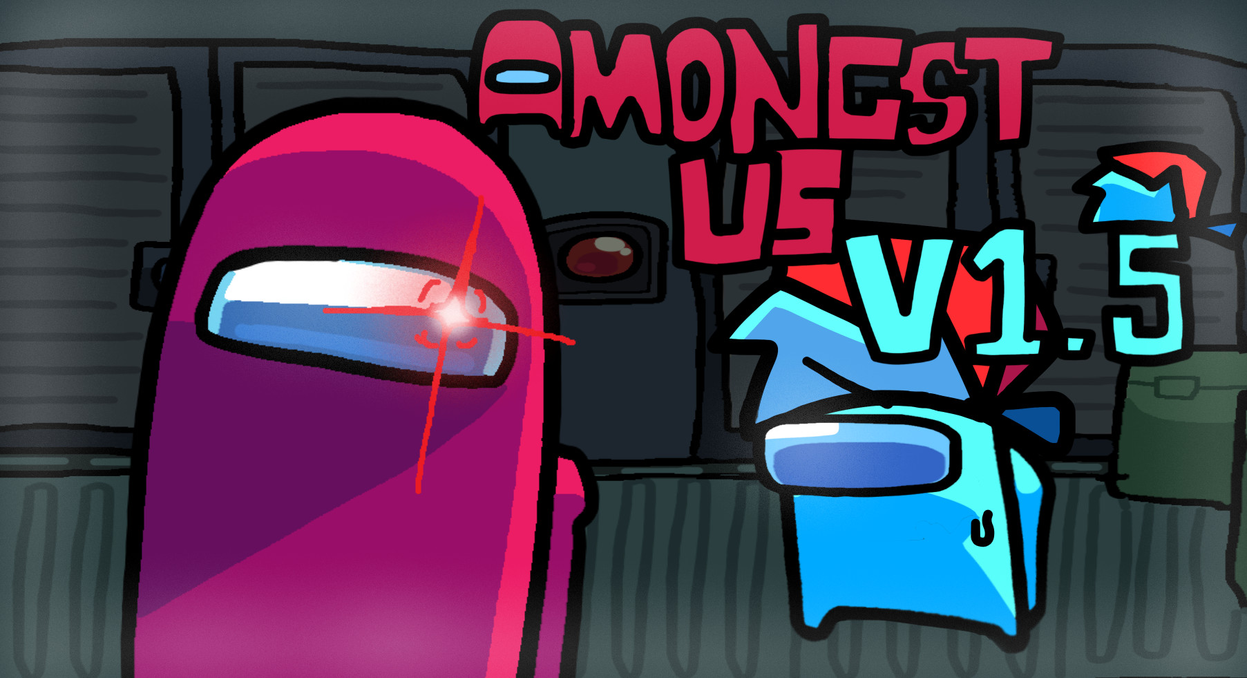 AMONGST US V1.5 Mod for Friday Night Funkin' | FNF Mods