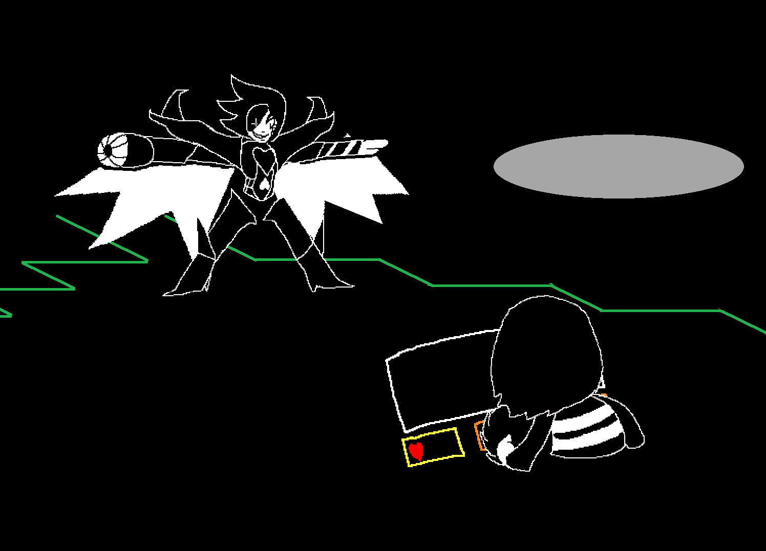 Mettaton NEO + Frisk Sprites Mod for Friday Night Funkin' | FNF Mods