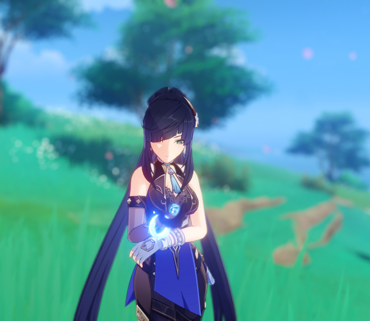 Yelan with long hair Mod for Genshin Impact | GI Mods