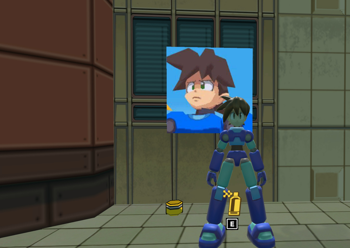 Mega Man Volnutt (CB Version) Mod for Bomb Rush Cyberfunk | BRC Mods