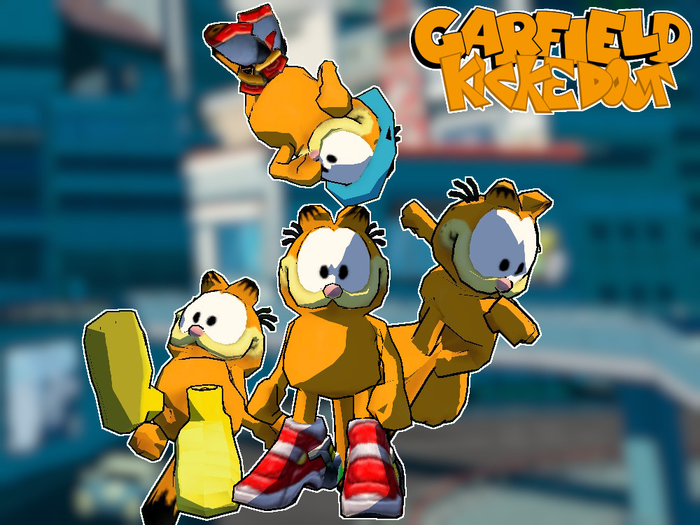 Garfield: Kicked Out Mod for Bomb Rush Cyberfunk | BRC Mods