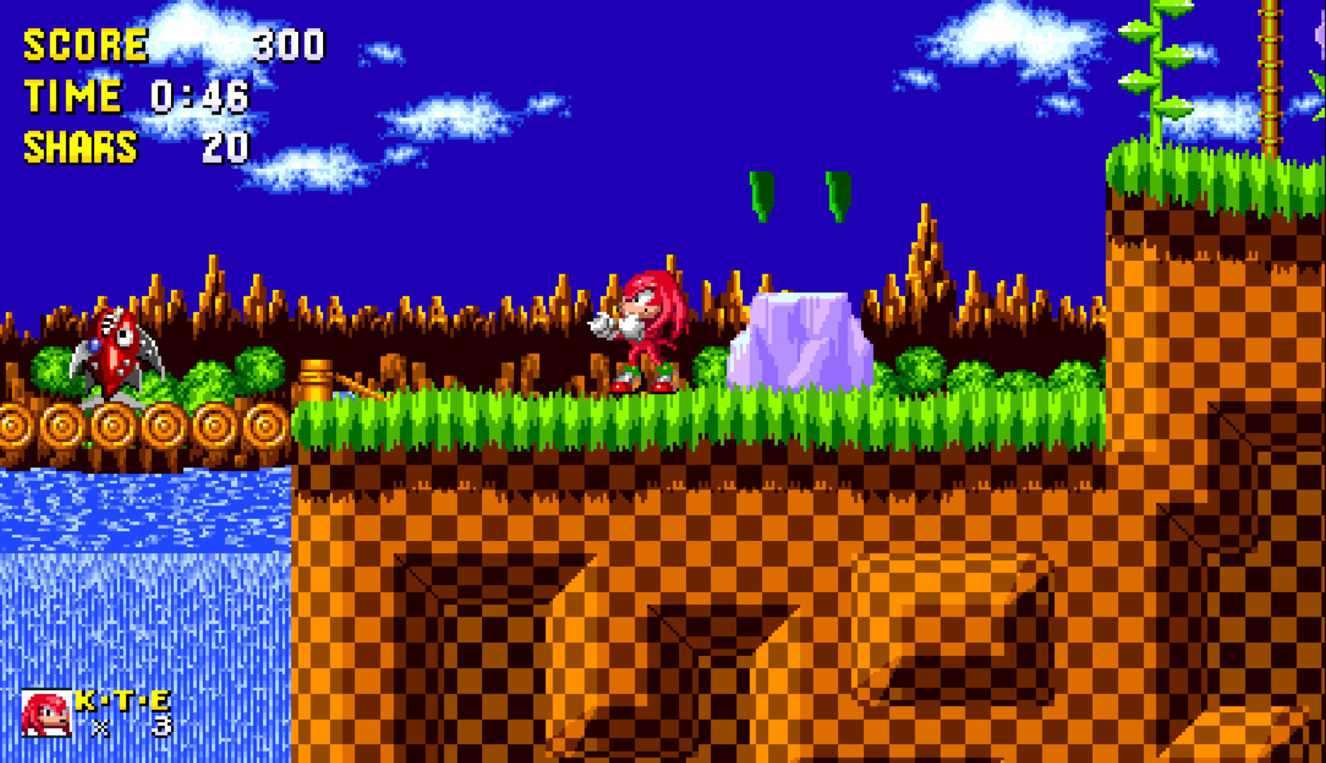 Knuckles Master Emerald Hunt Mod for Sonic the Hedgehog Forever | S1F Mods