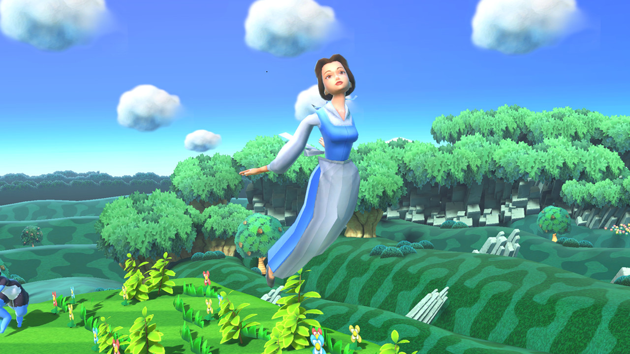 Disney | Belle over Peach Mod for Super Smash Bros. Ultimate | SSBU Mods
