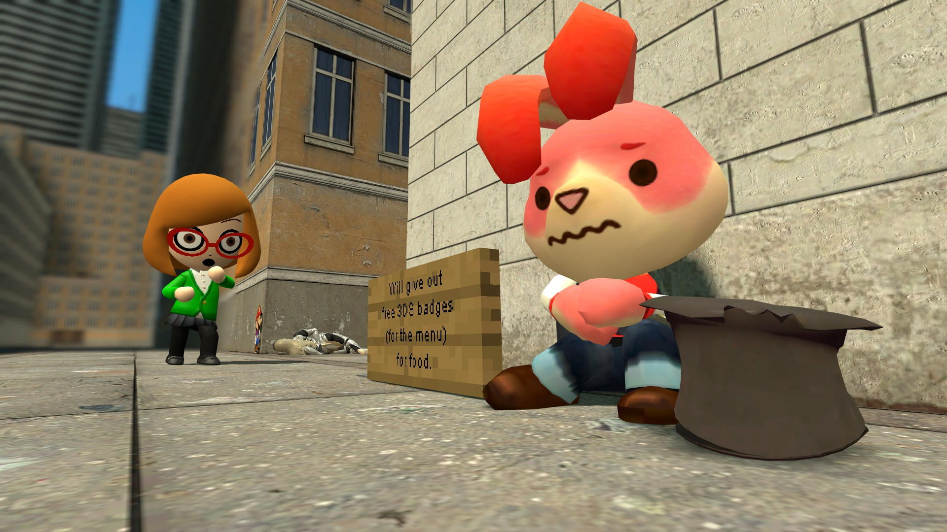 Nintendo Badge Arcade - Arcade Bunny Playermodel Mod for Garry's Mod ...