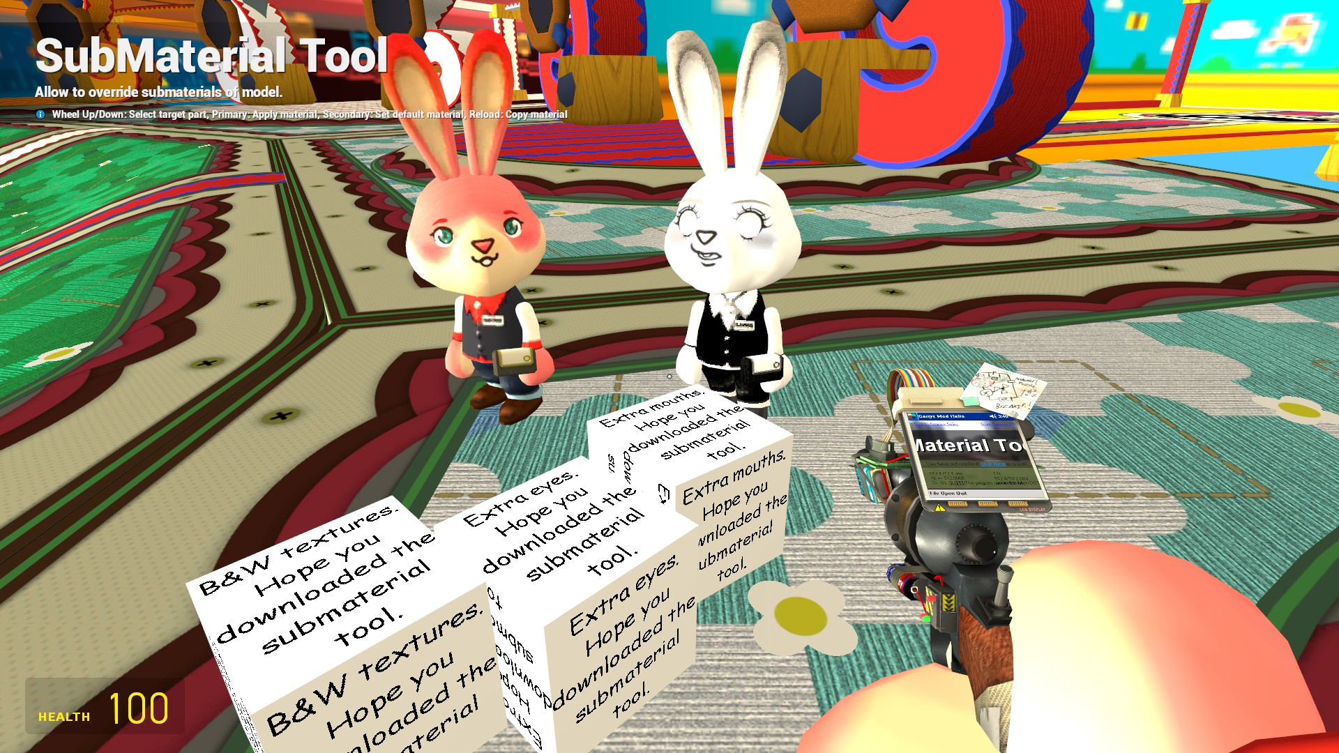 Nintendo Badge Arcade - Arcade Bunny Playermodel Mod for Garry's Mod ...
