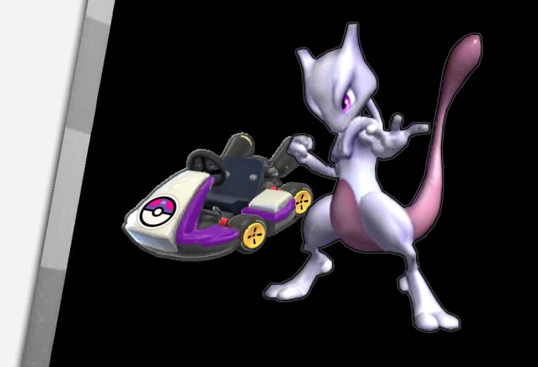 Mewtwo (Classic) Mod for Mario Kart 8 | MK8 Mods