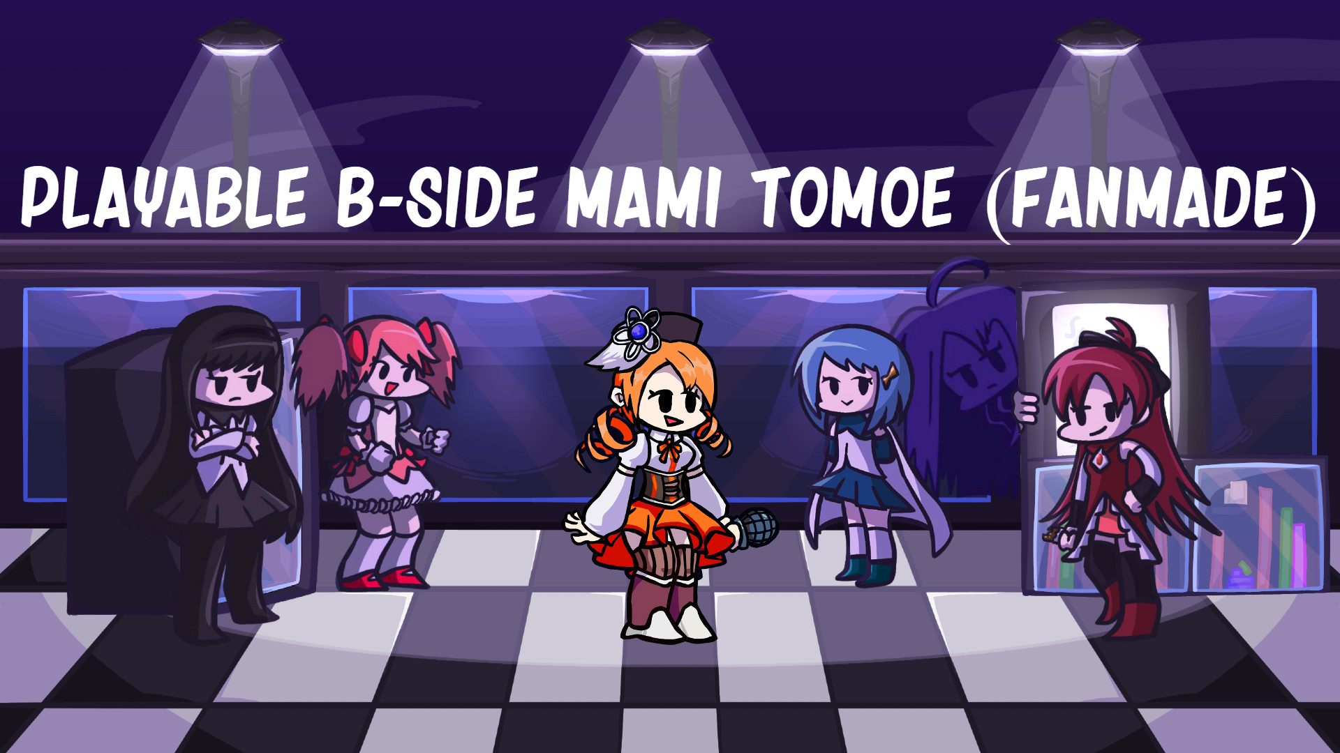 Playable B-Side Mami Tomoe (FanMade) + FLA Mod for Friday Night Funkin ...