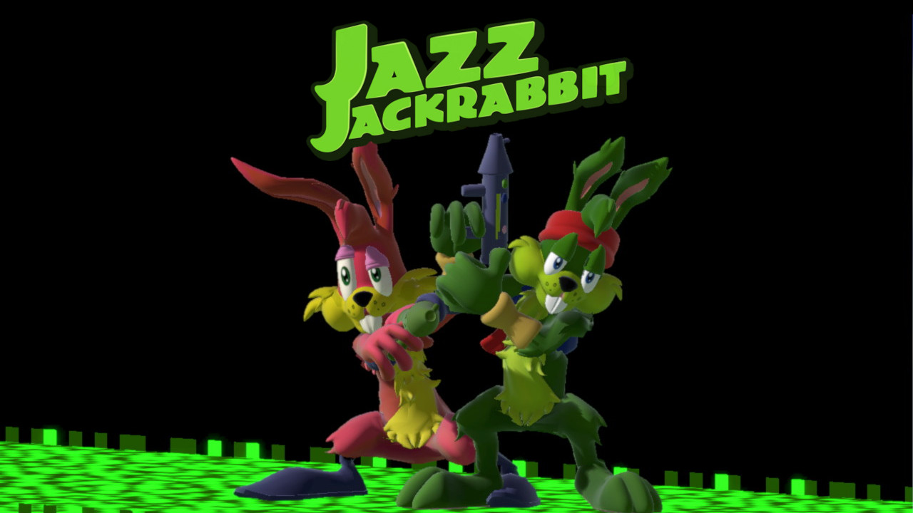 Jazz & Spaz Jackrabbit (Deluxe Mii) Mod for Super Smash Bros. Ultimate ...