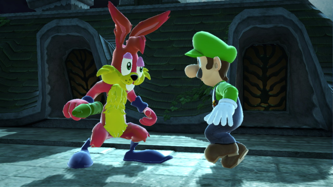 Jazz & Spaz Jackrabbit (Deluxe Mii) Mod for Super Smash Bros. Ultimate ...