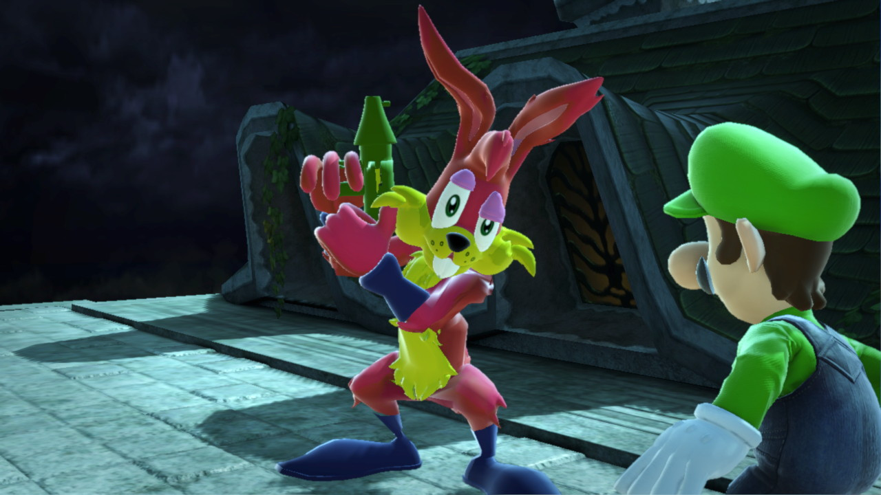 Jazz & Spaz Jackrabbit (Deluxe Mii) Mod for Super Smash Bros. Ultimate ...